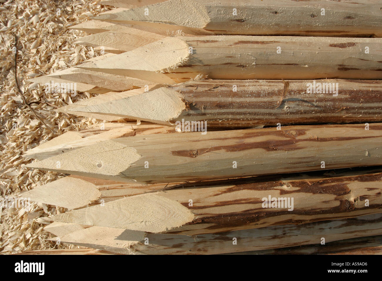 pile of stakes Stock Photo - Alamy