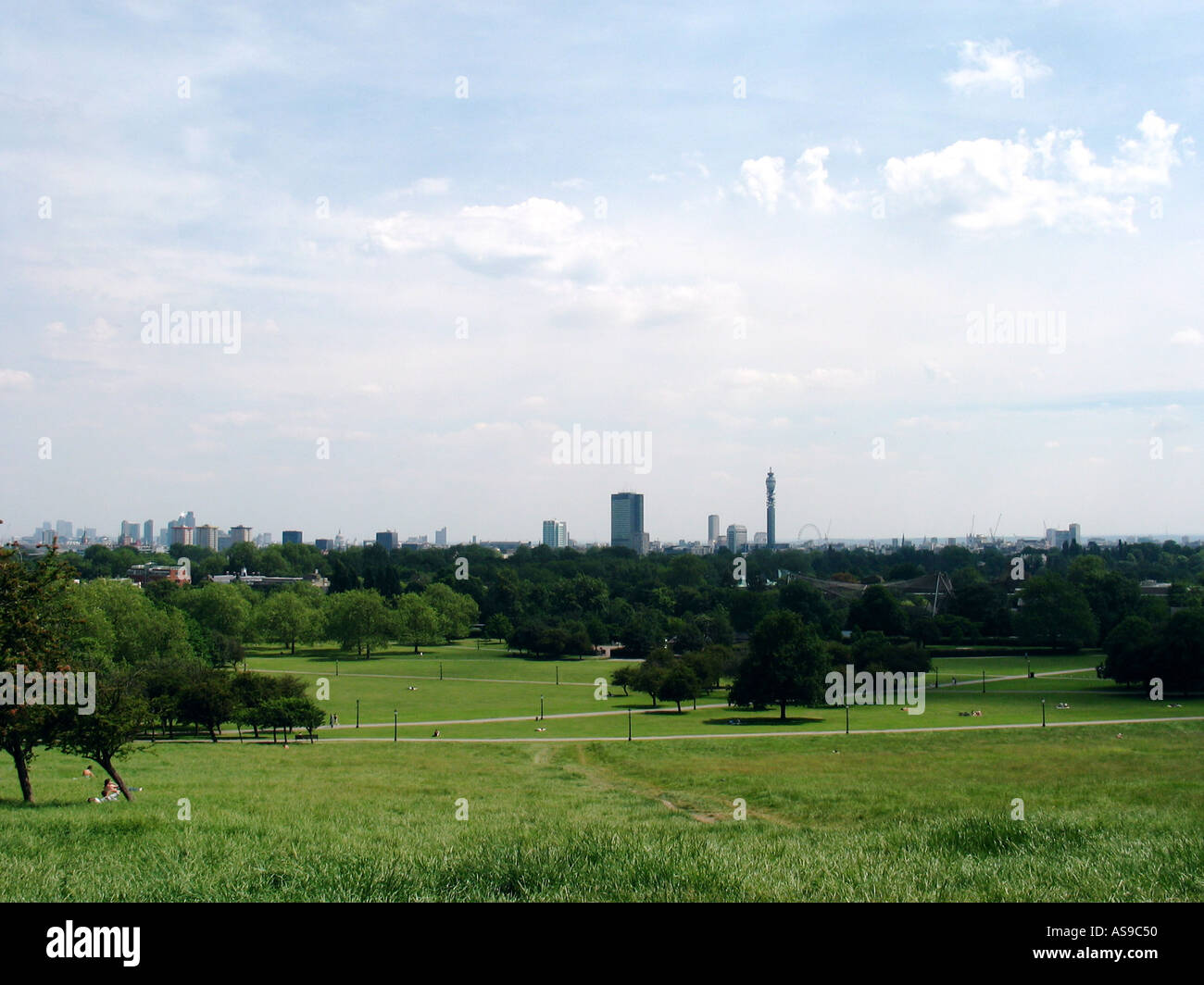 View from Primrose Hill Stock Photo - Alamy