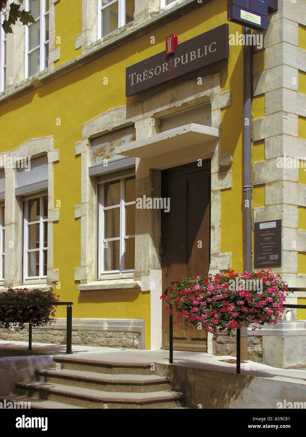 france drome valley of the river drome die village Stock Photo - Alamy