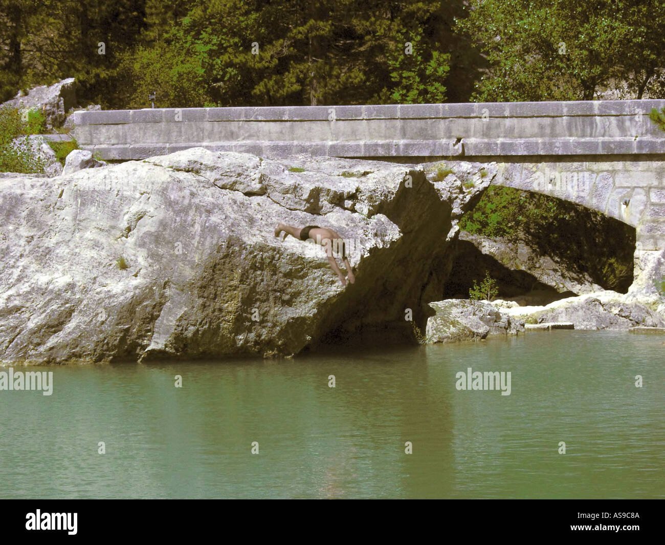 france drome valley of the river drome site des claps david martyn ...