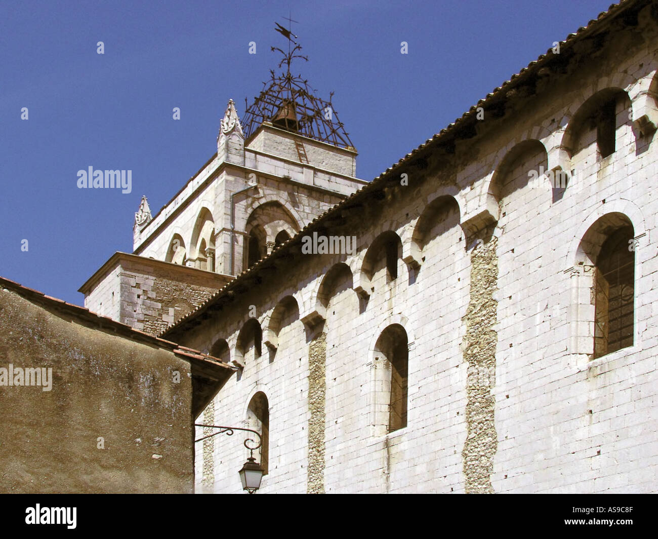 france drome valley of the river drome die village Stock Photo - Alamy