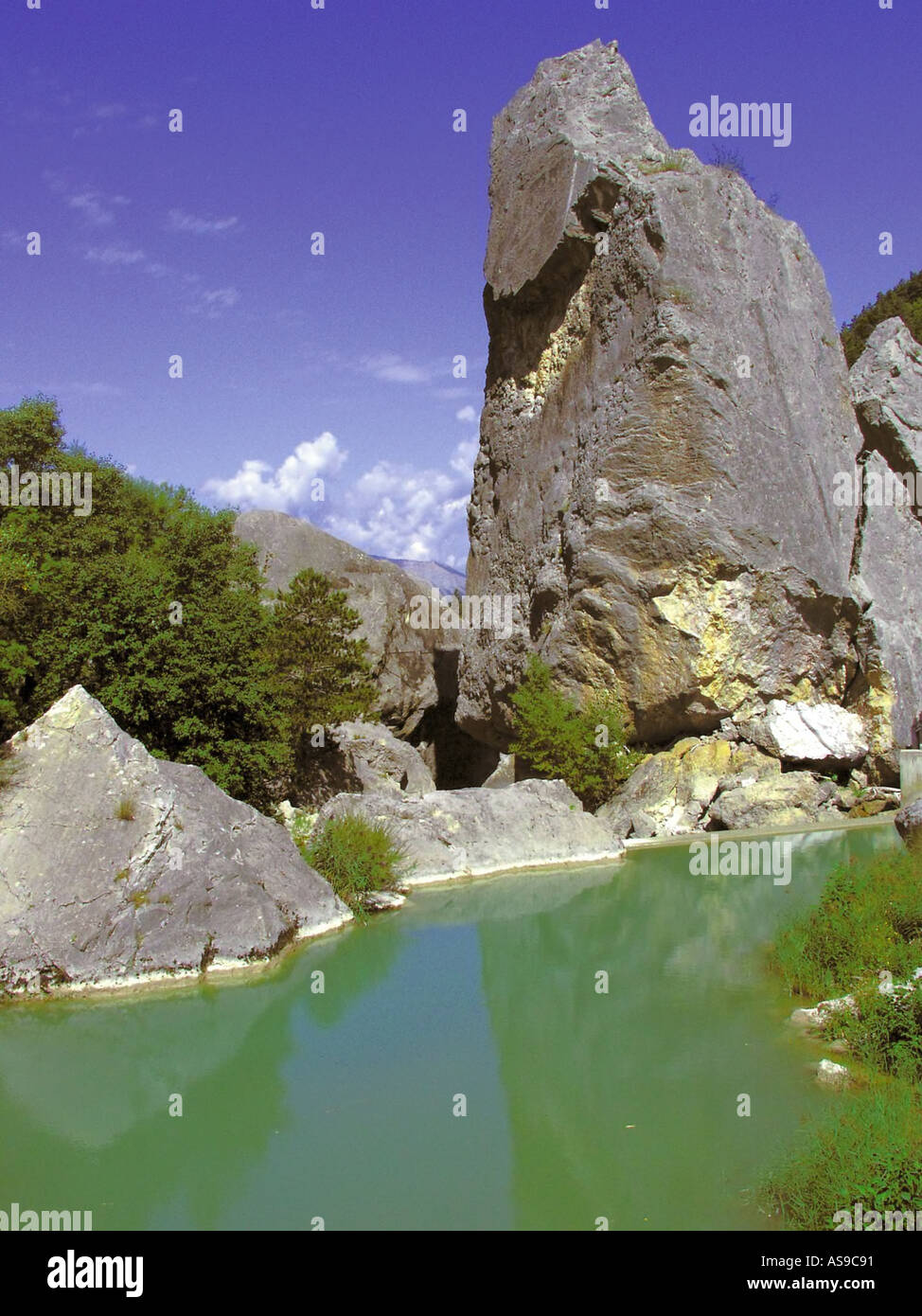 france drome valley of the river drome site des claps david martyn ...