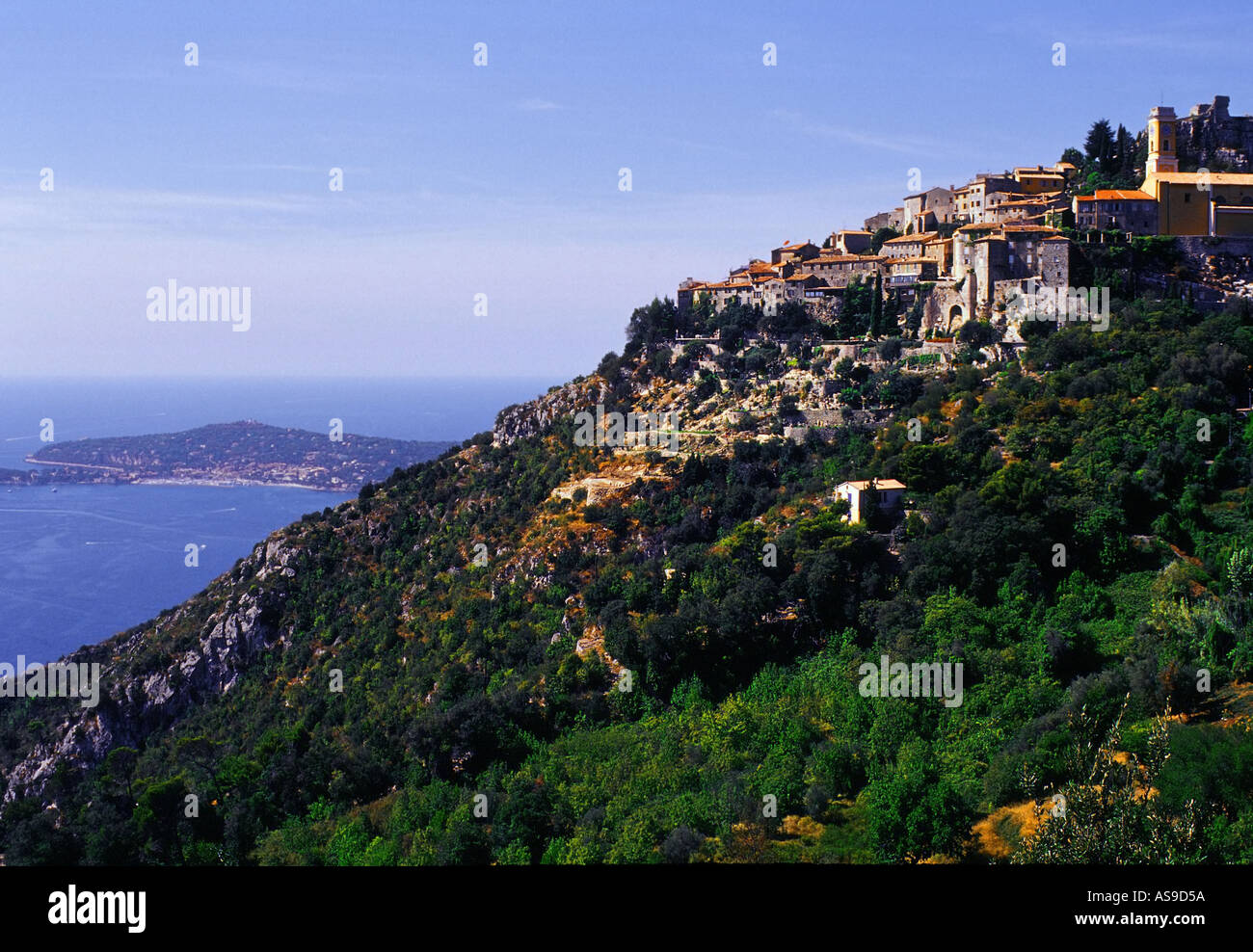 france riviera medieval village of eze Stock Photo - Alamy