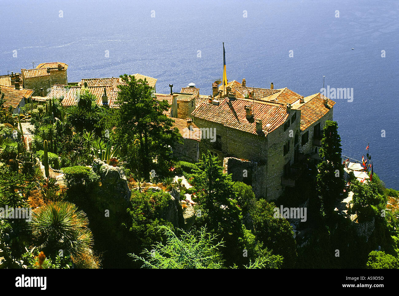 france riviera medieval village of eze Stock Photo - Alamy