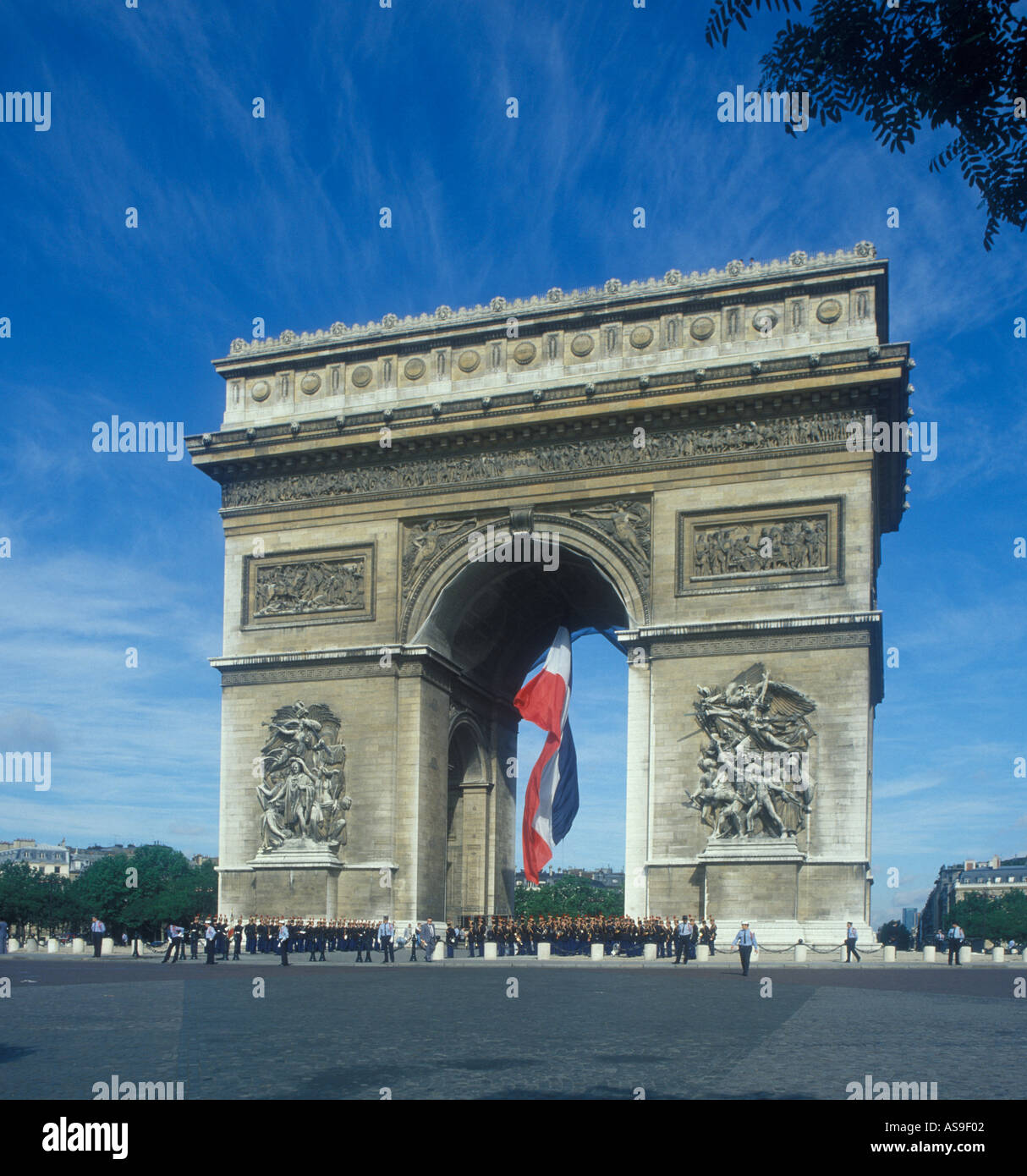 Arch of Triumph Paris France Stock Photo - Alamy