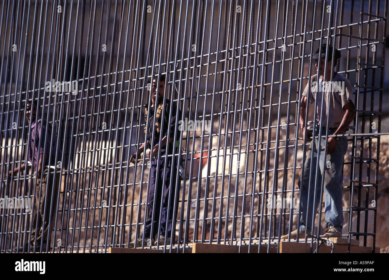Construction workers at work in downtown Beirut Lebanon Stock Photo - Alamy