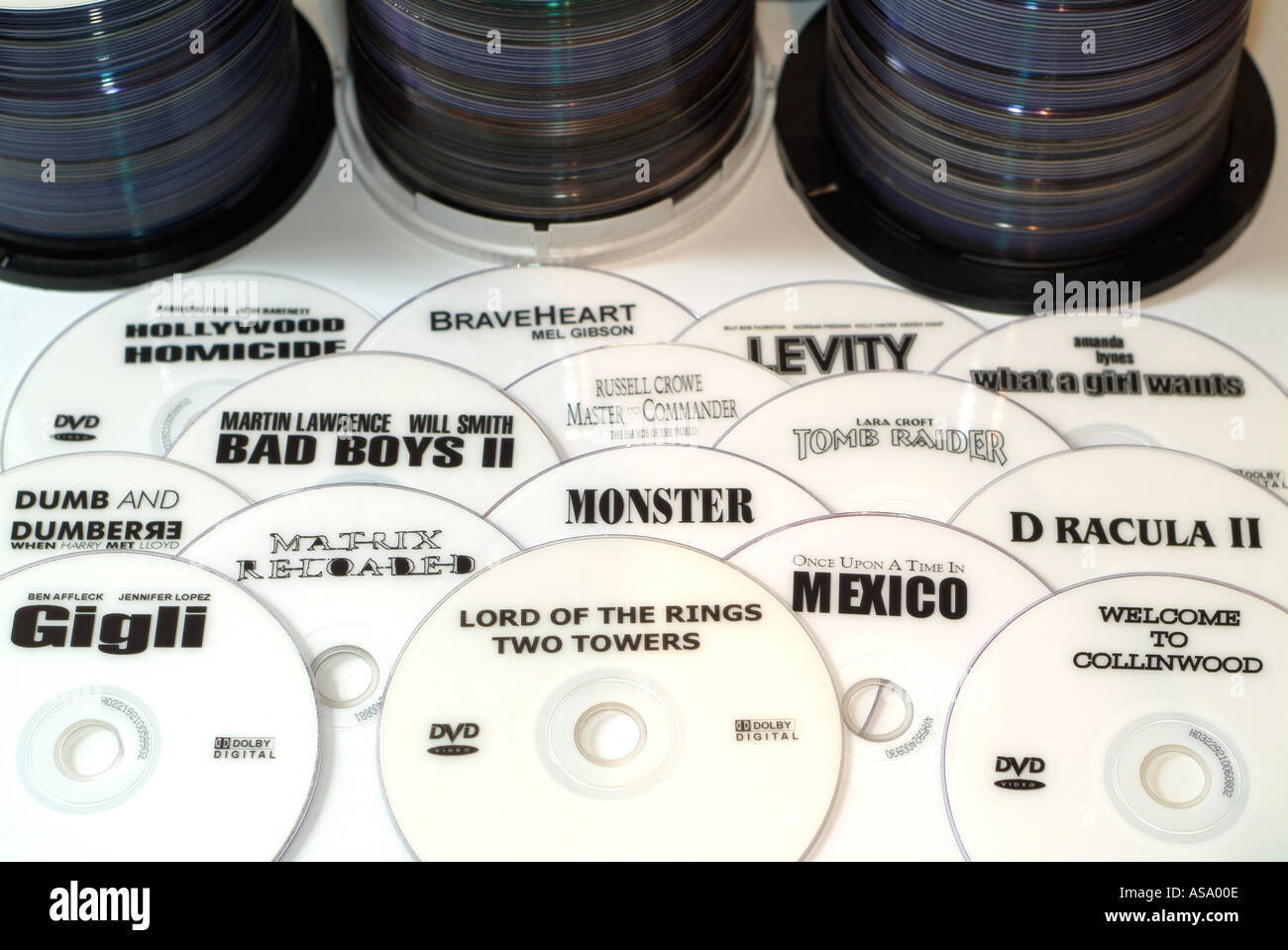 Fake dvds hi-res stock photography and images - Alamy