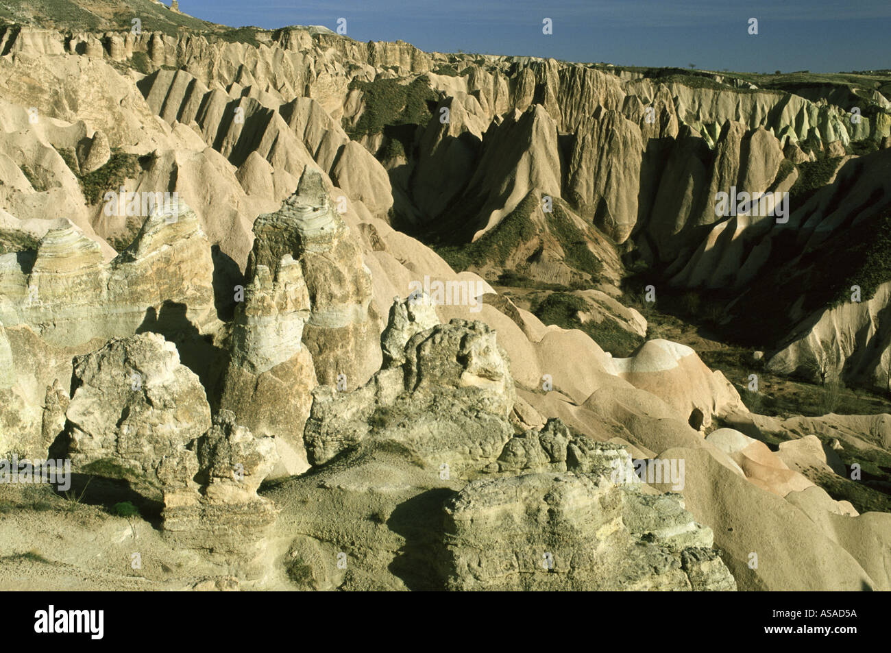 Volcanic tufa formations nr Goreme Cappadocia Turkey Stock Photo - Alamy