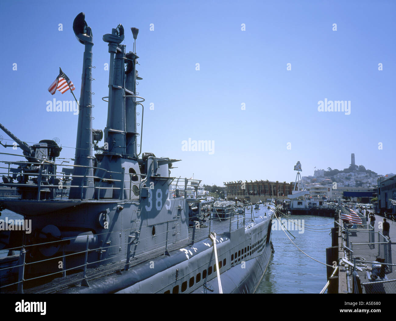 World War II American submarine USS Pampanito Stock Photo - Alamy