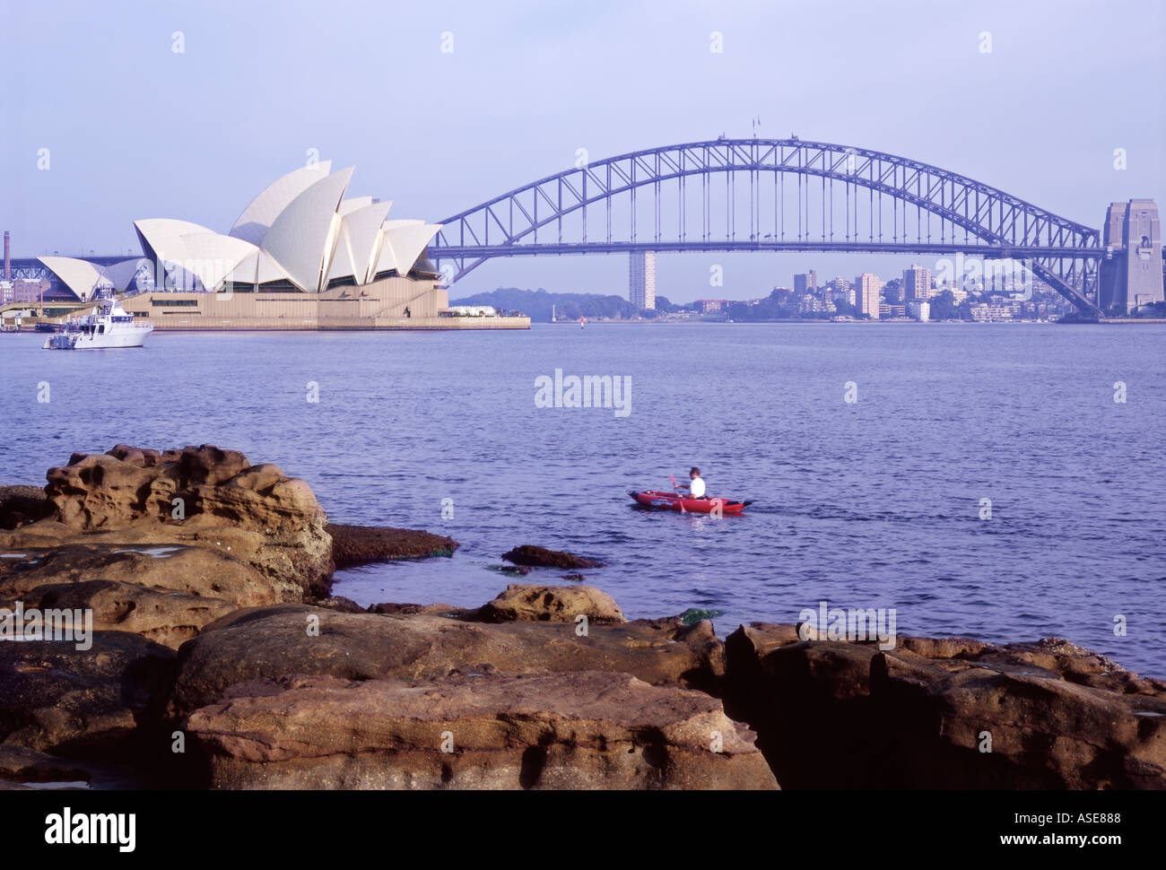 Sydney Opera House and Sydney Harbour Bridge and Kayak Sydney NSW ...