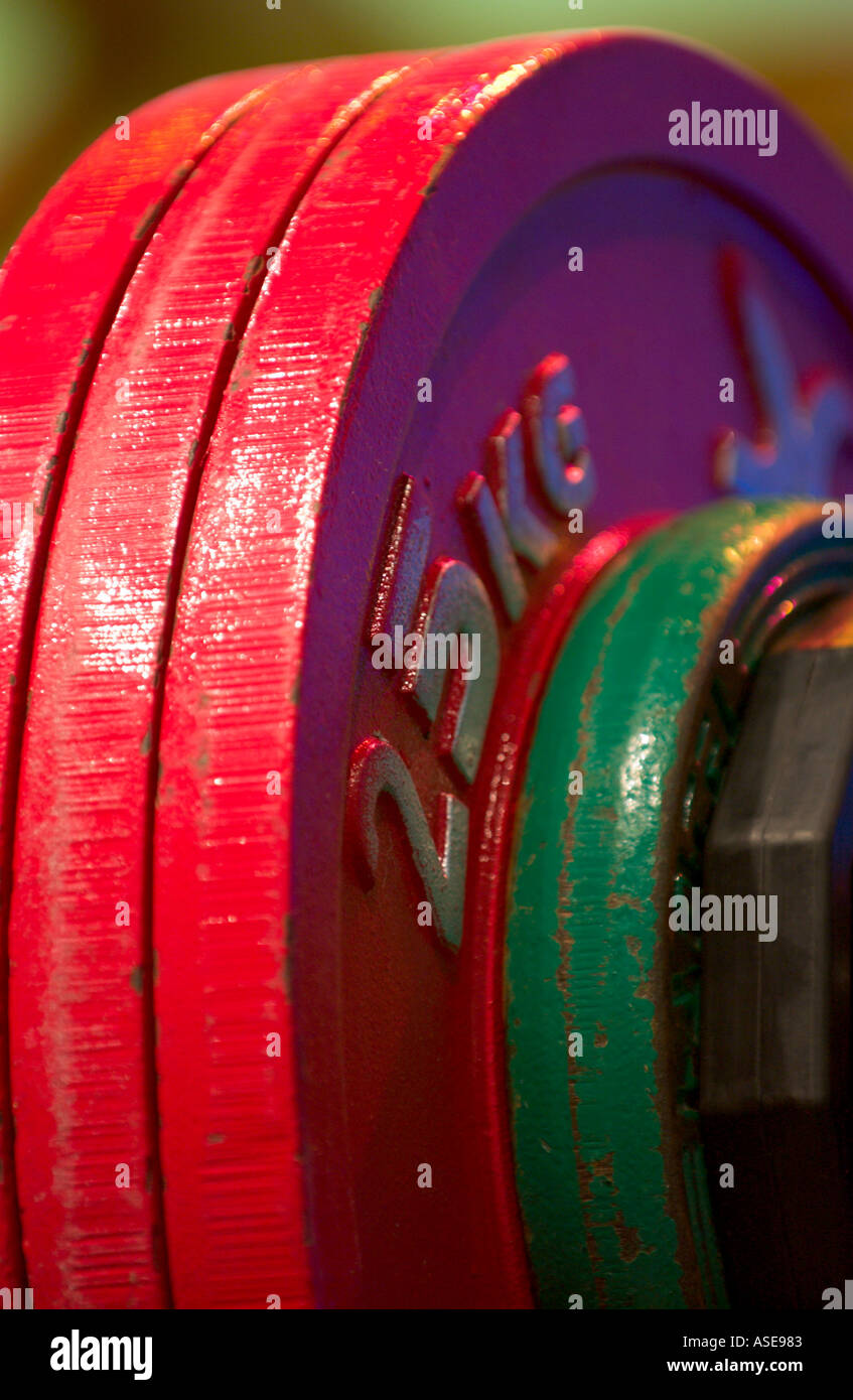 25 kilogram weight disc Stock Photo - Alamy