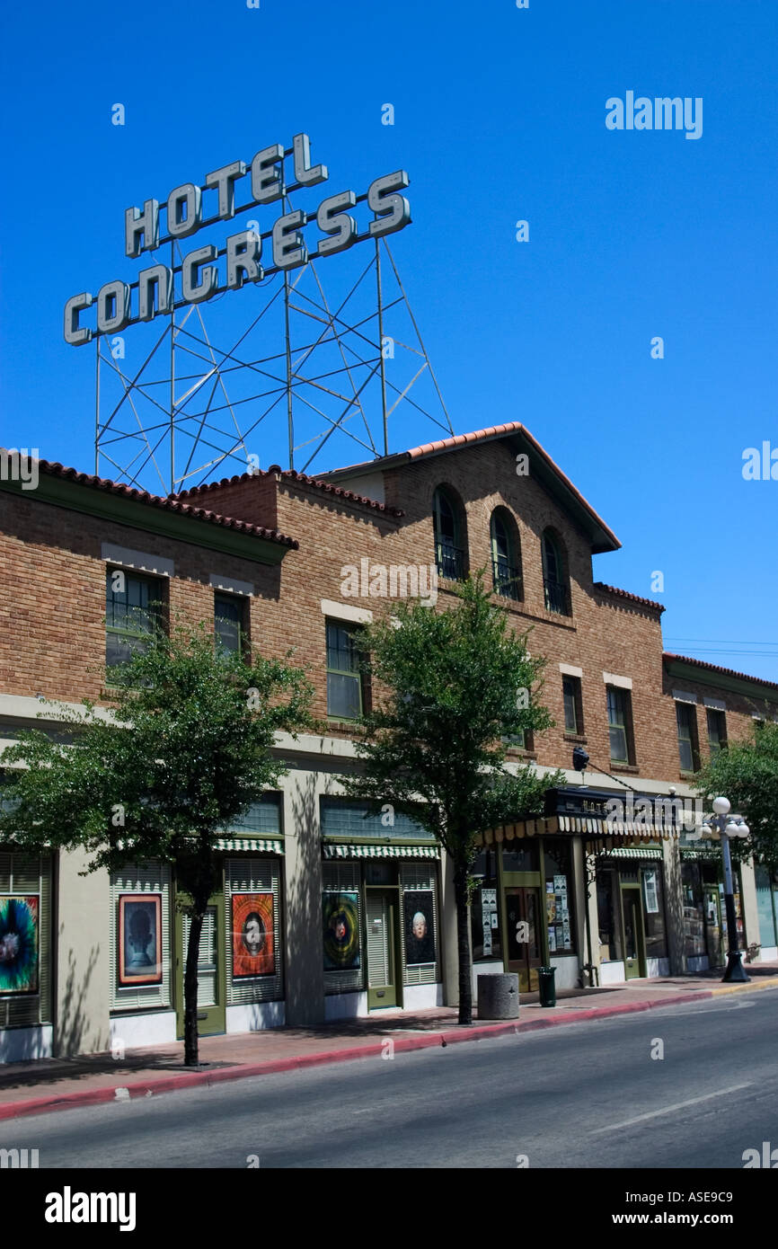Congress hotel tucson hi-res stock photography and images - Alamy