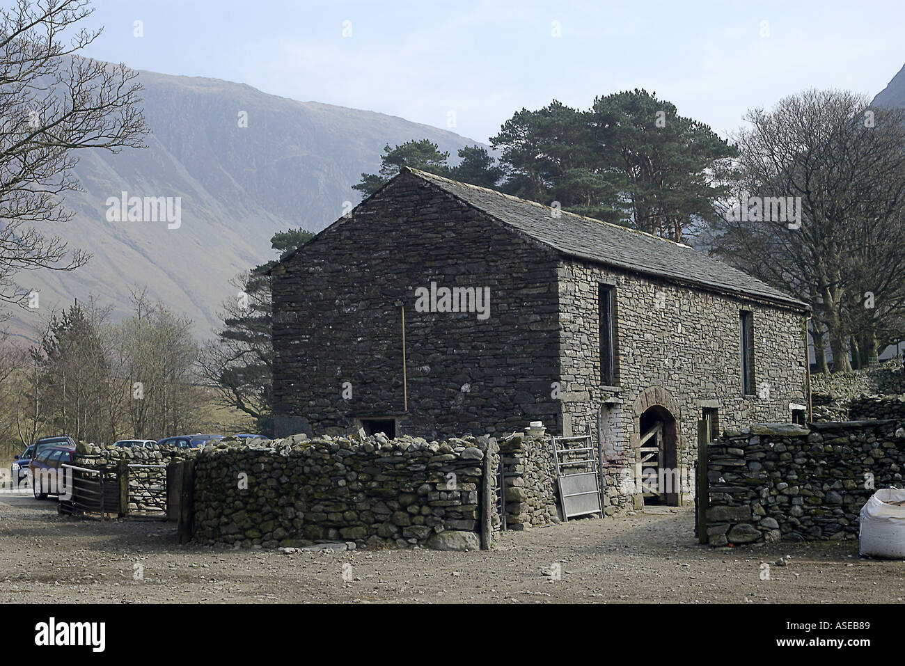 Gatesgarth in Buttermere in the English Lake District Stock Photo - Alamy