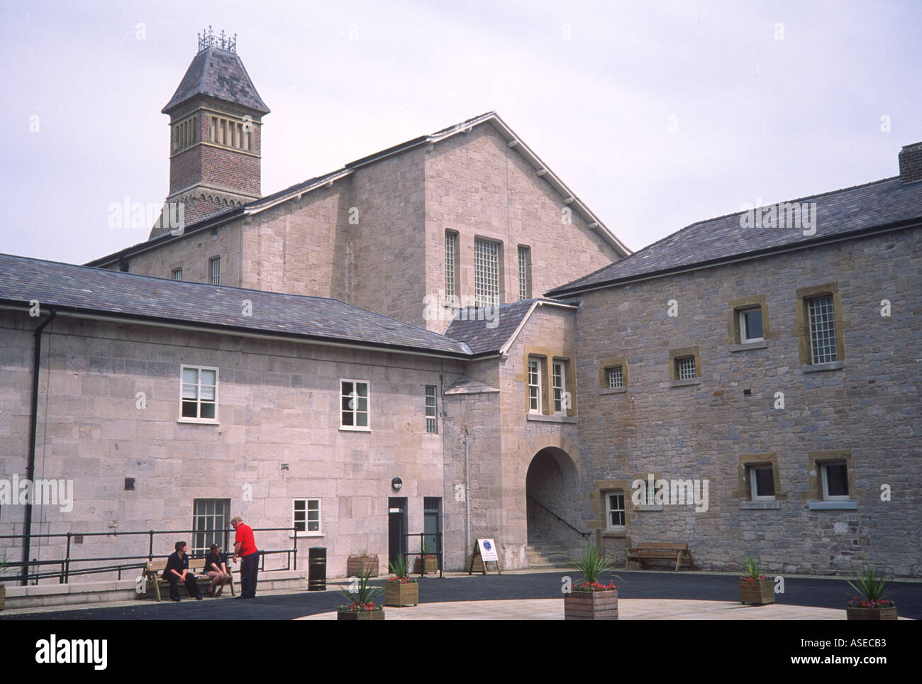The Old Gaol Restored Building Ruthin Clwyd Wales UK JCB Stock Photo ...