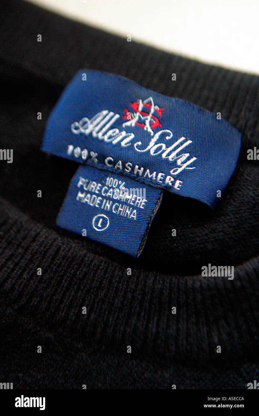 Clothing label hi-res stock photography and images - Alamy