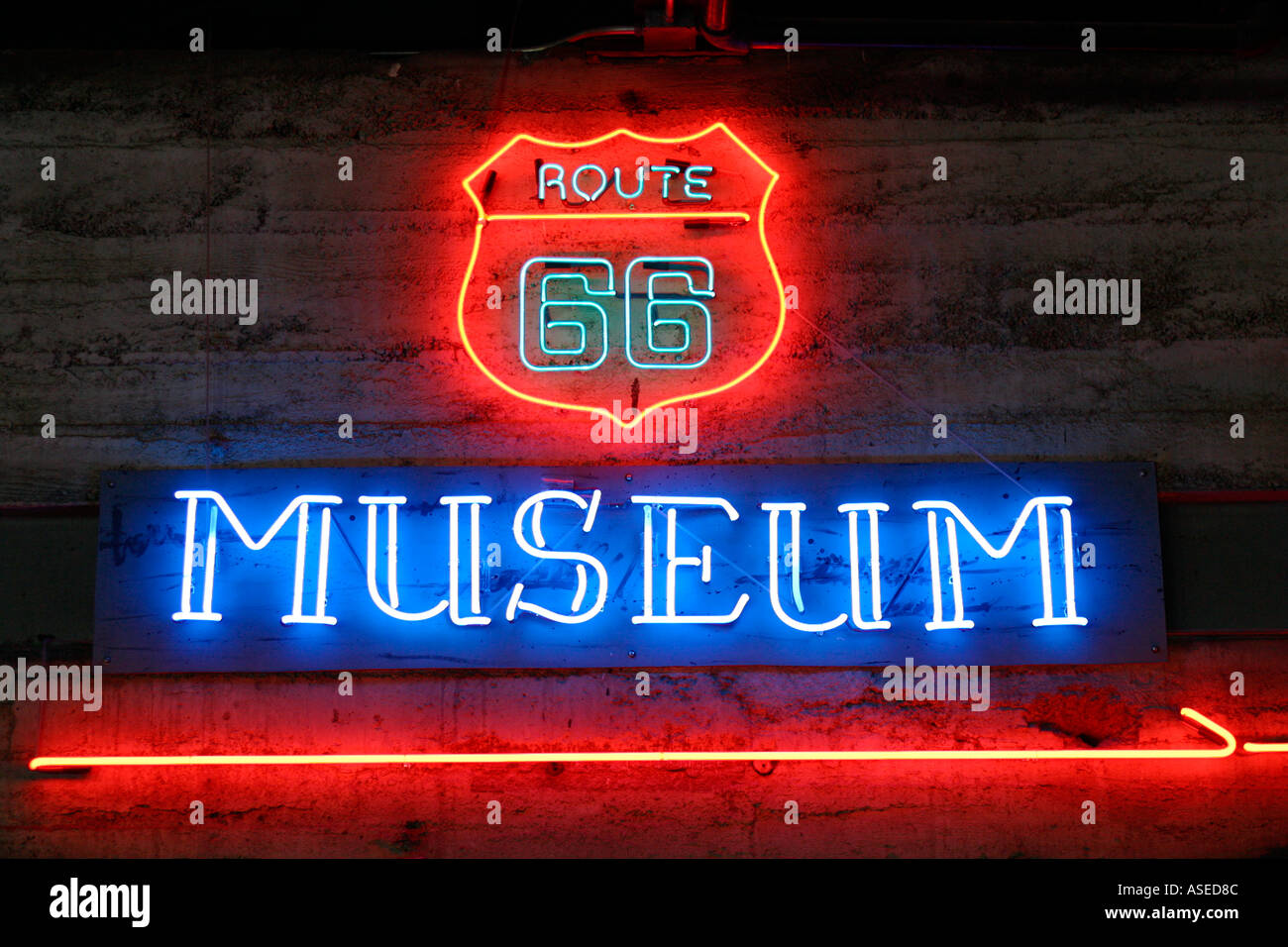 Route 66 Museum Kingman Arizona Stock Photo - Alamy