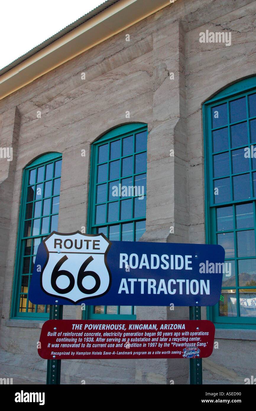 Route 66 Museum Kingman Arizona Stock Photo - Alamy