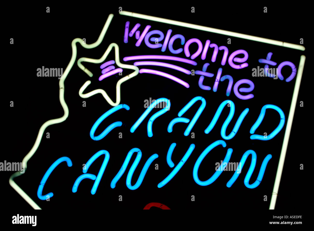 Welcome sign arizona grand canyon hi-res stock photography and images ...