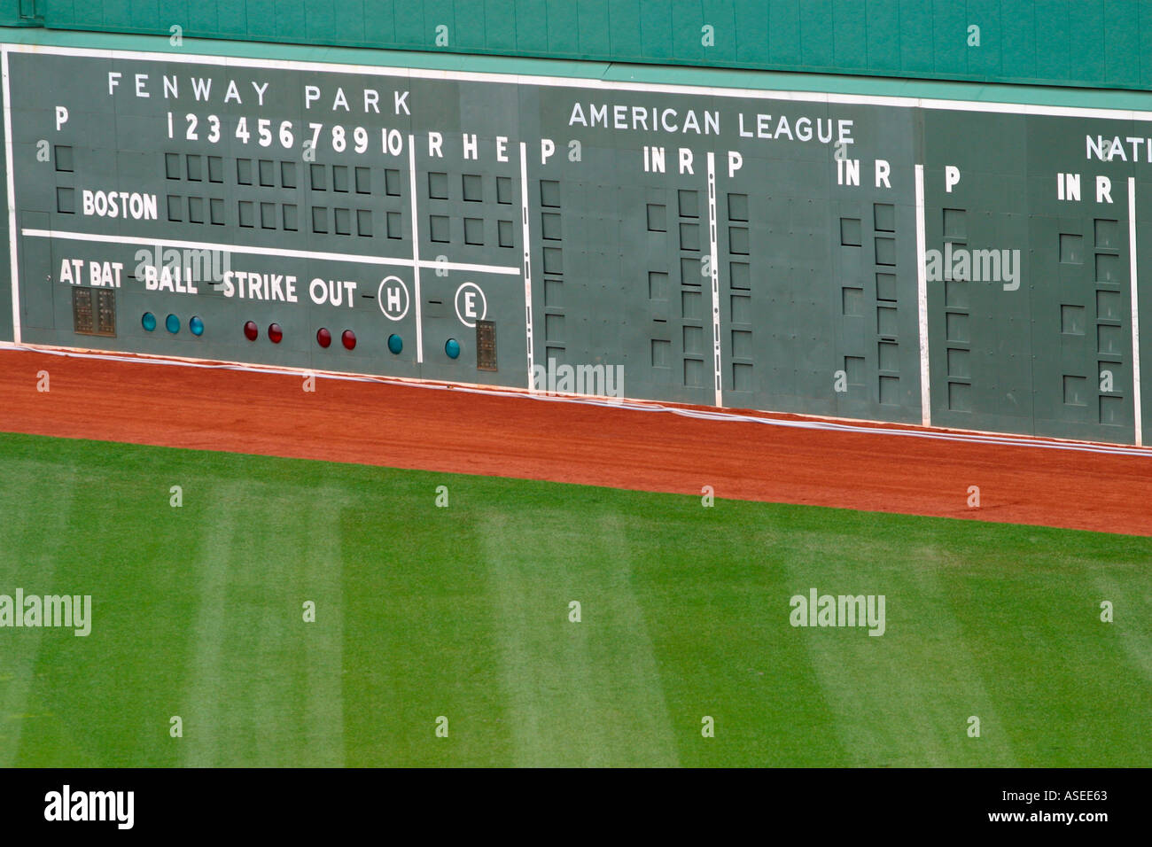 Fenway park scoreboard hi-res stock photography and images - Alamy