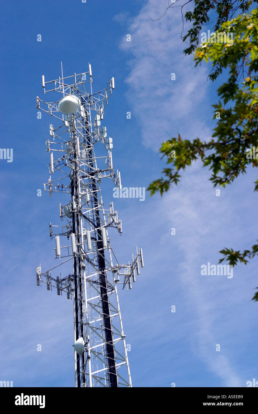Cellular Phone Tower Stock Photo - Alamy