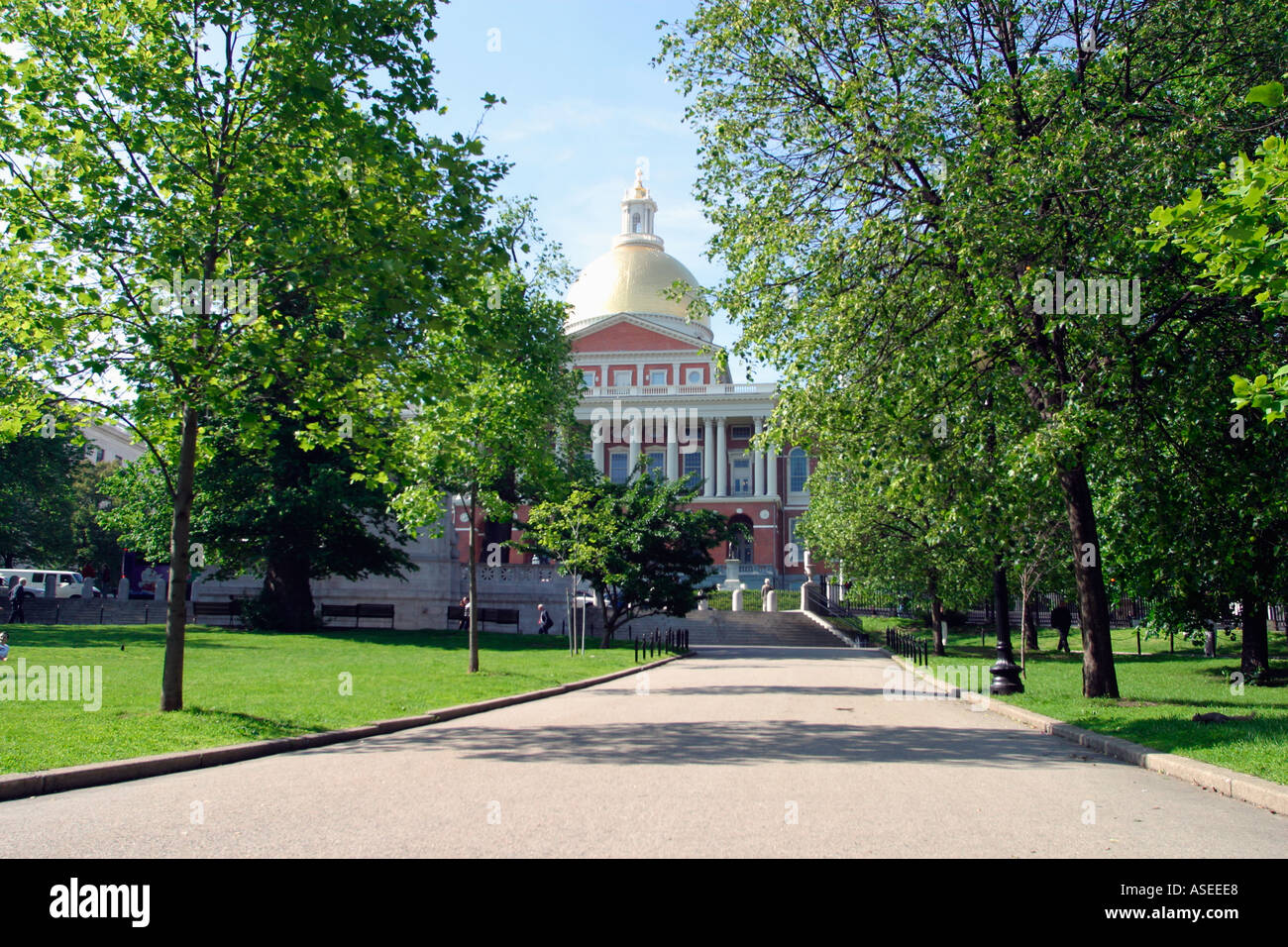 Massachusetts State House Boston Stock Photo - Alamy