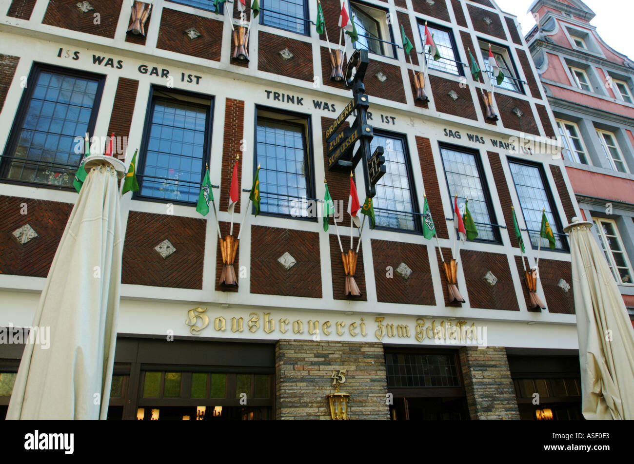 A brau haus on Bolker Strasse Dusseldorf Stock Photo - Alamy