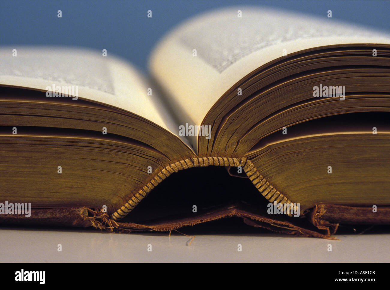 An old open book Stock Photo - Alamy