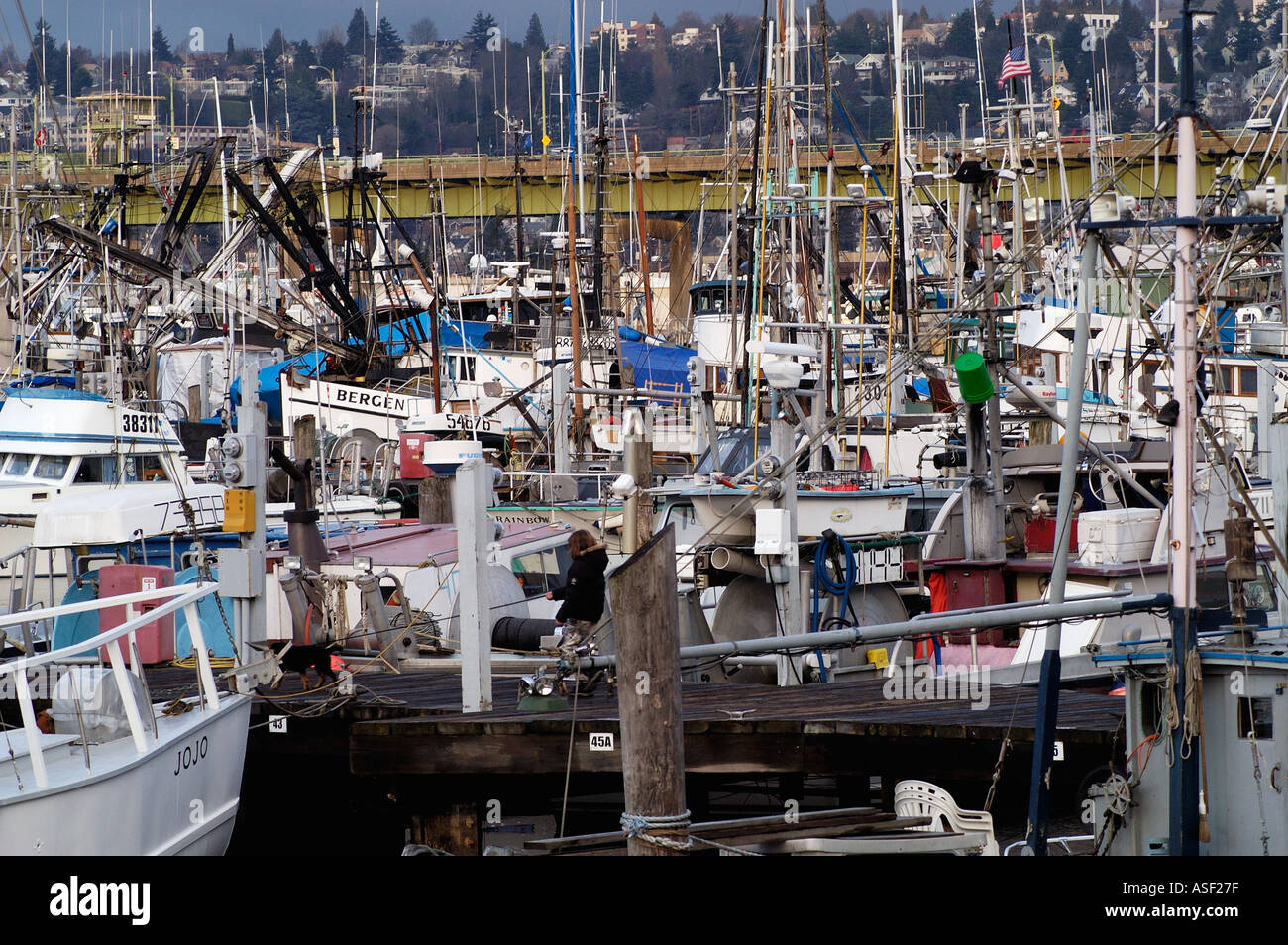 Fisherman s Terminal Seattle Wasington State Stock Photo - Alamy