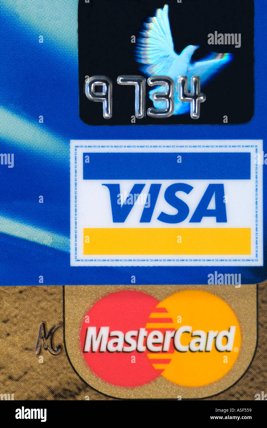 Mastercard and Visa Creditcards Stock Photo - Alamy