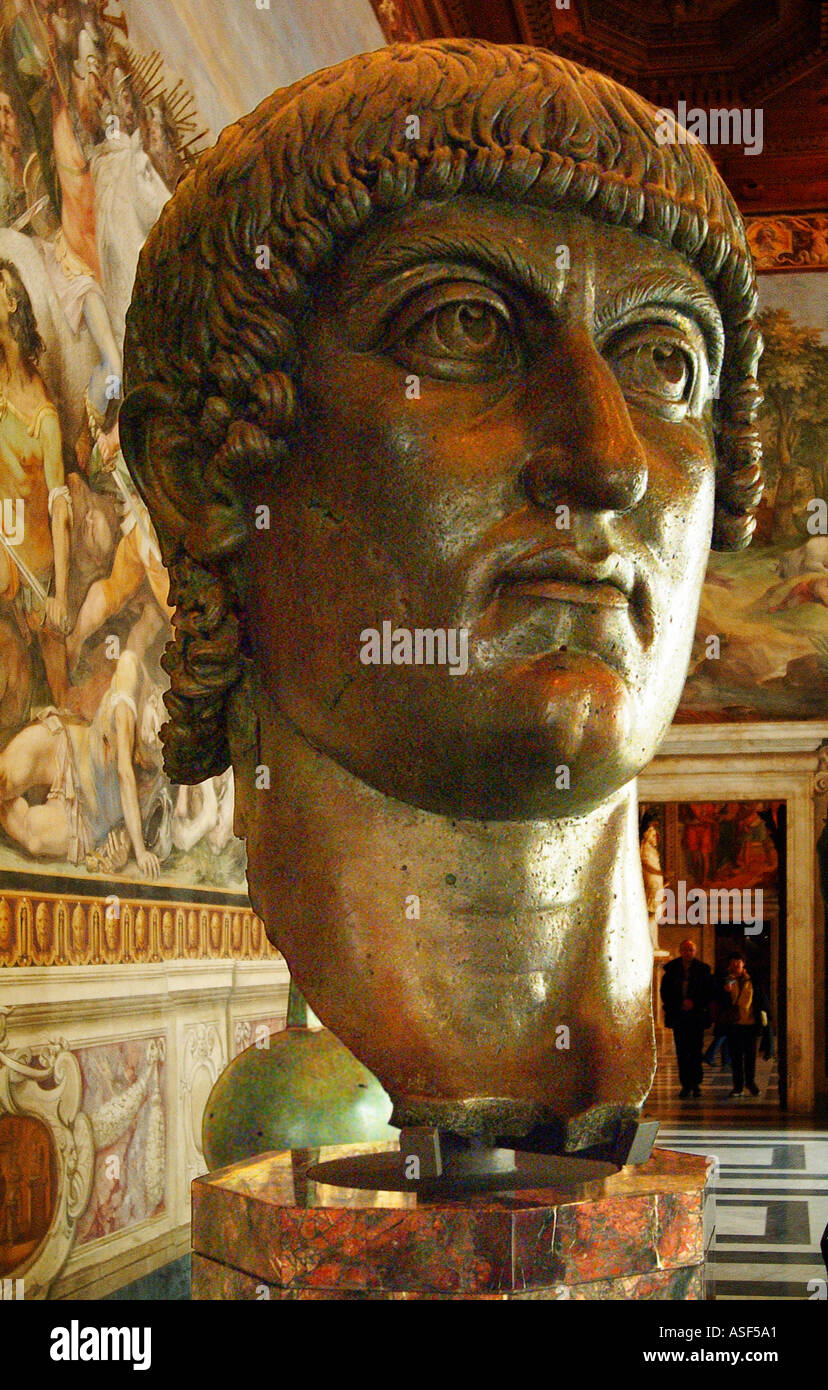 Constantine II 316 340 AD Rome Italy Europe Stock Photo - Alamy