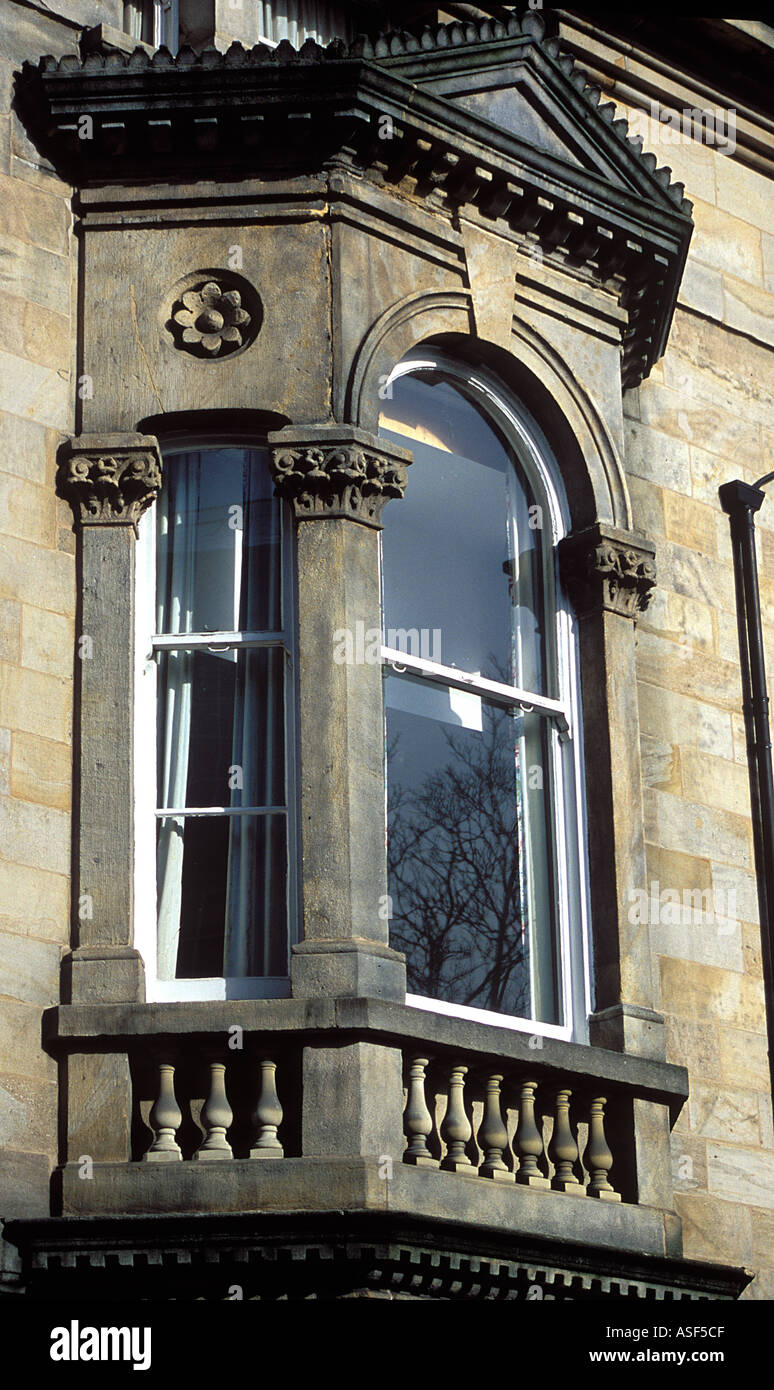 Italianate Bay window of the Crown Hotel built in 1847 Harrogate ...