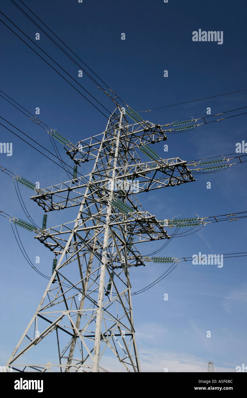 High voltage transmission pylon hi-res stock photography and images - Alamy