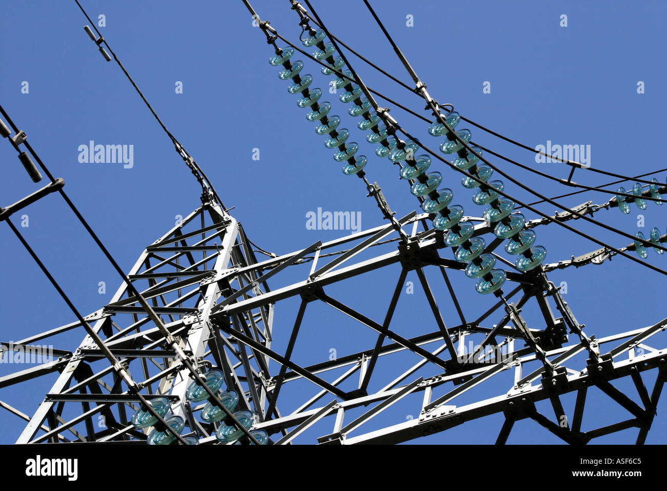 High Voltage Electricity Distribution Pylon Stock Photo - Alamy