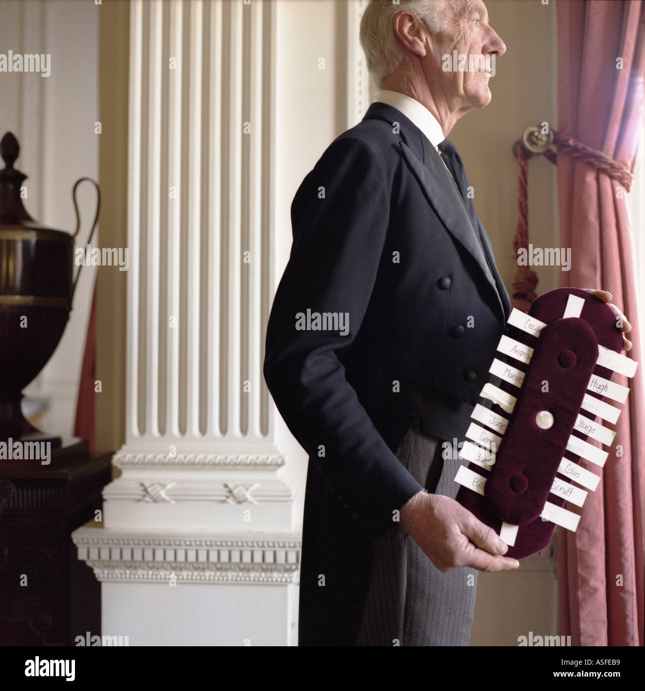 Old butler hi-res stock photography and images - Alamy