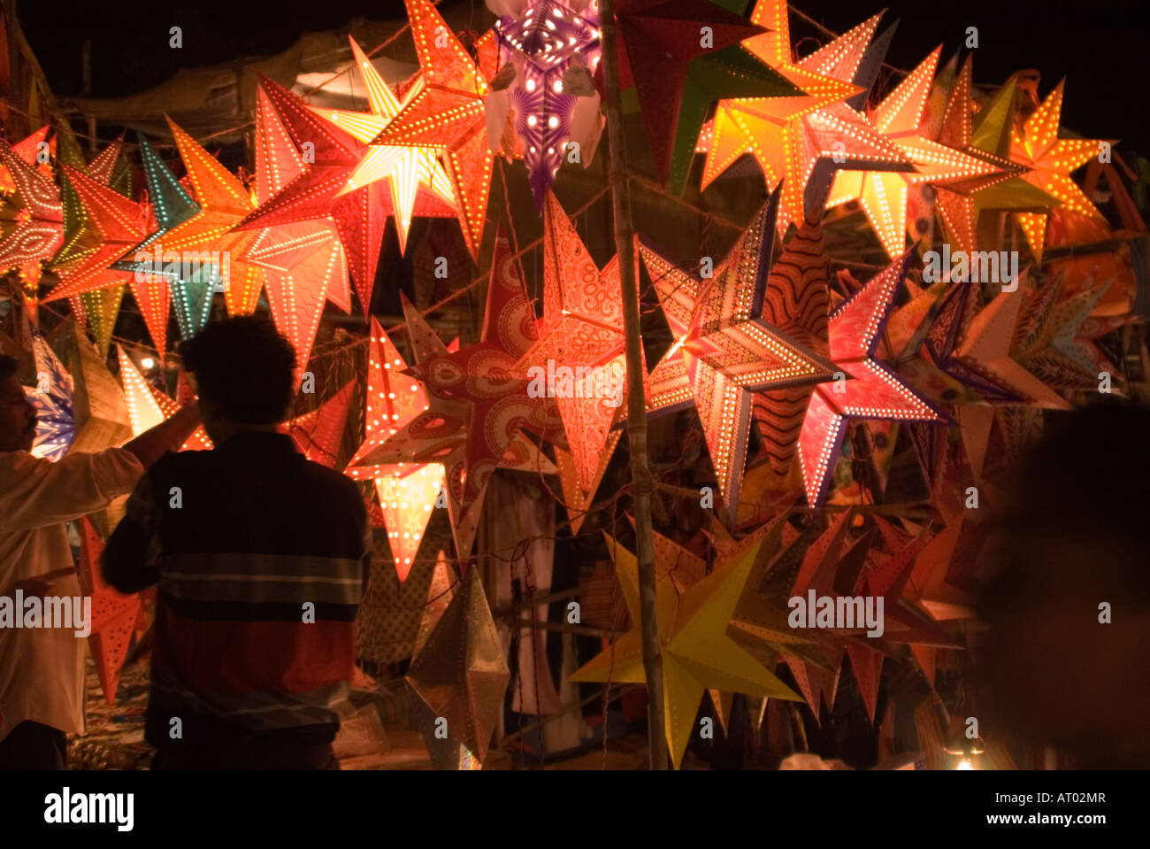 Star lanterns india hi-res stock photography and images - Alamy