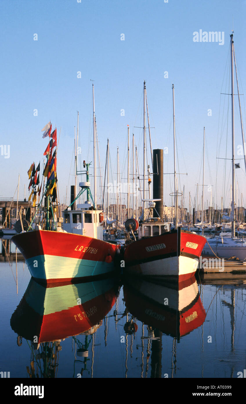 Fishing boats La Rochelle France Stock Photo - Alamy
