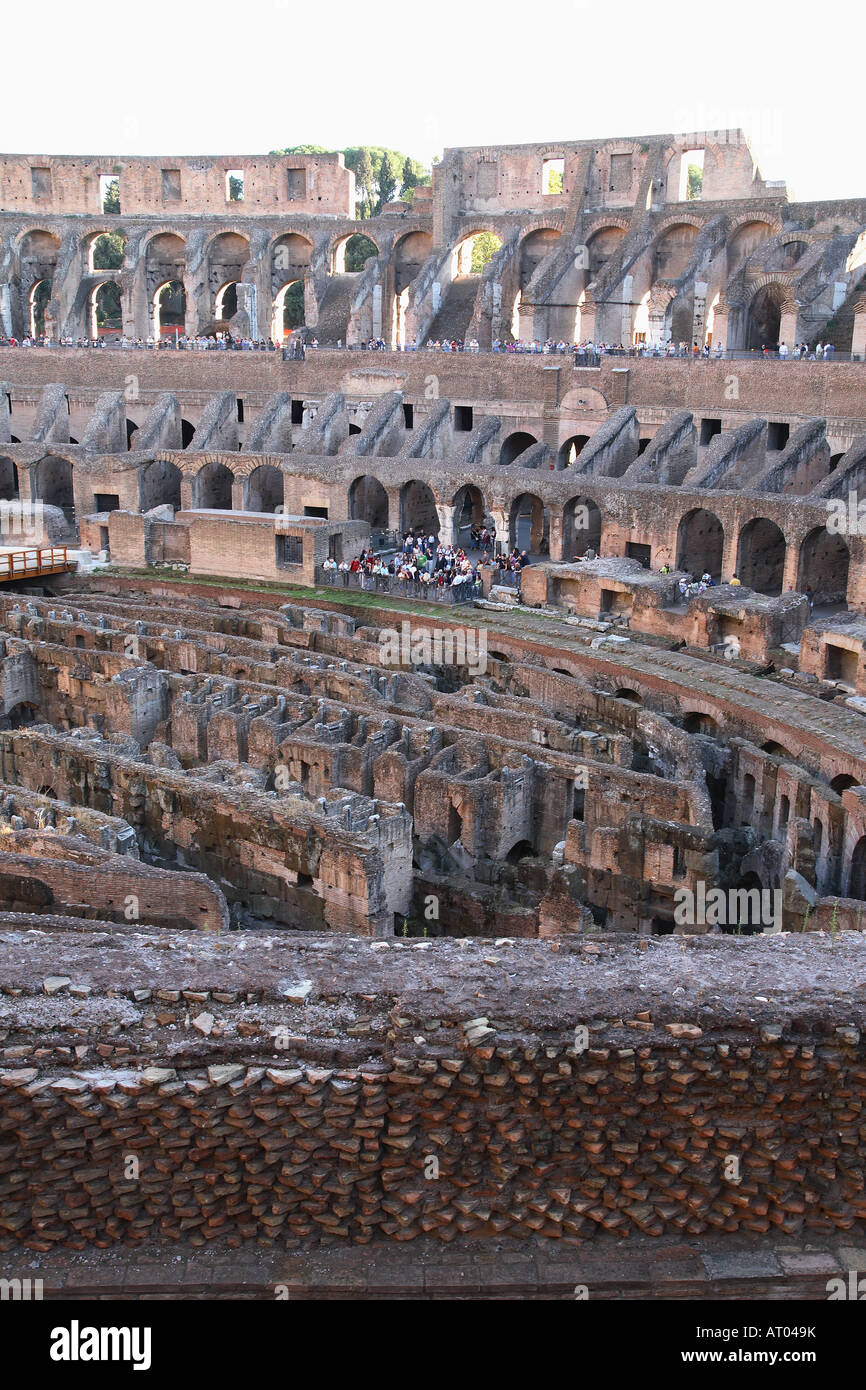 View inside the Colosseum Rome Stock Photo - Alamy