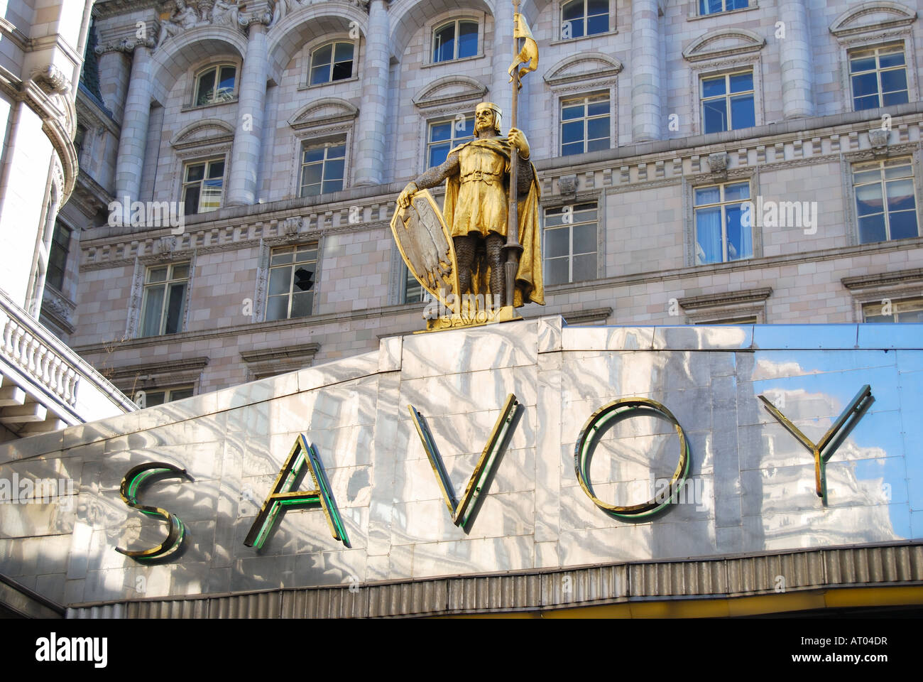 Savoy london entrance hi-res stock photography and images - Alamy