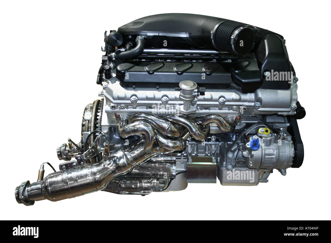 The auto Car engine isolated Stock Photo - Alamy