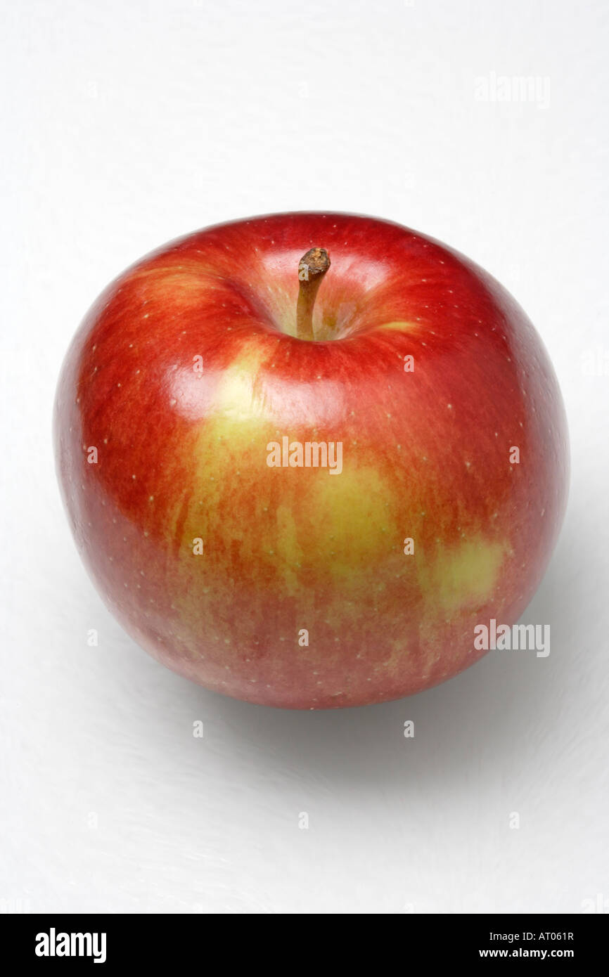 One Red Apple Stock Photo - Alamy