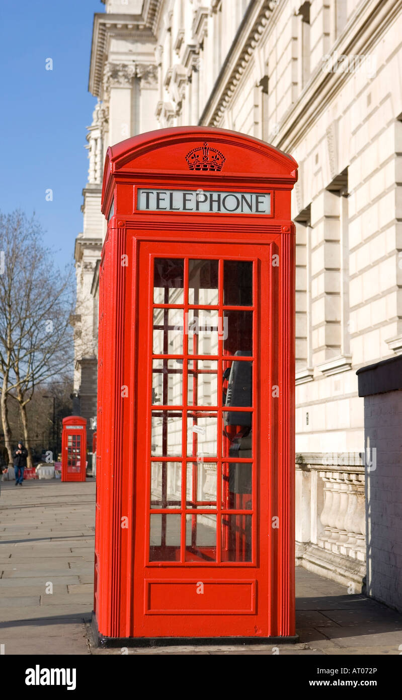 westminster square houses of parliment red telephone box Stock Photo ...