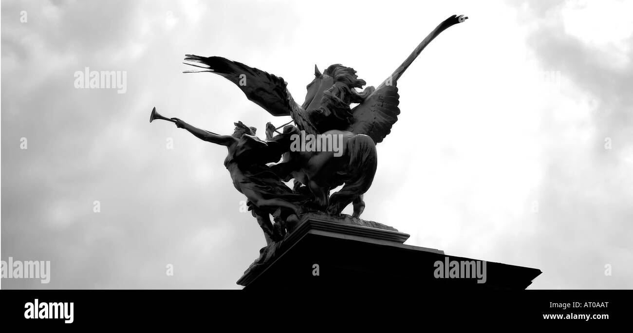 Statue in France Stock Photo - Alamy