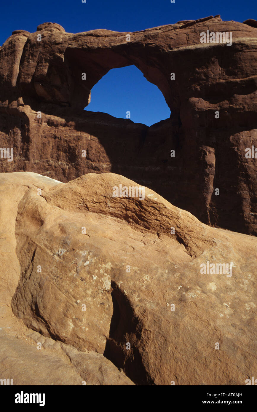 Partition Arch, Arches National Park, Utah Stock Photo - Alamy