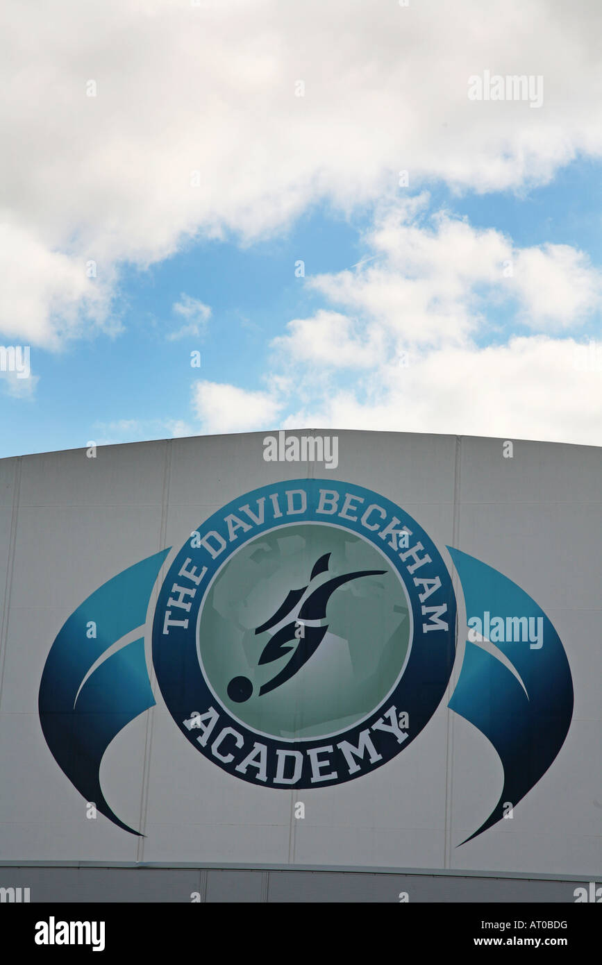 david beckham football soccer academy pitch Stock Photo - Alamy