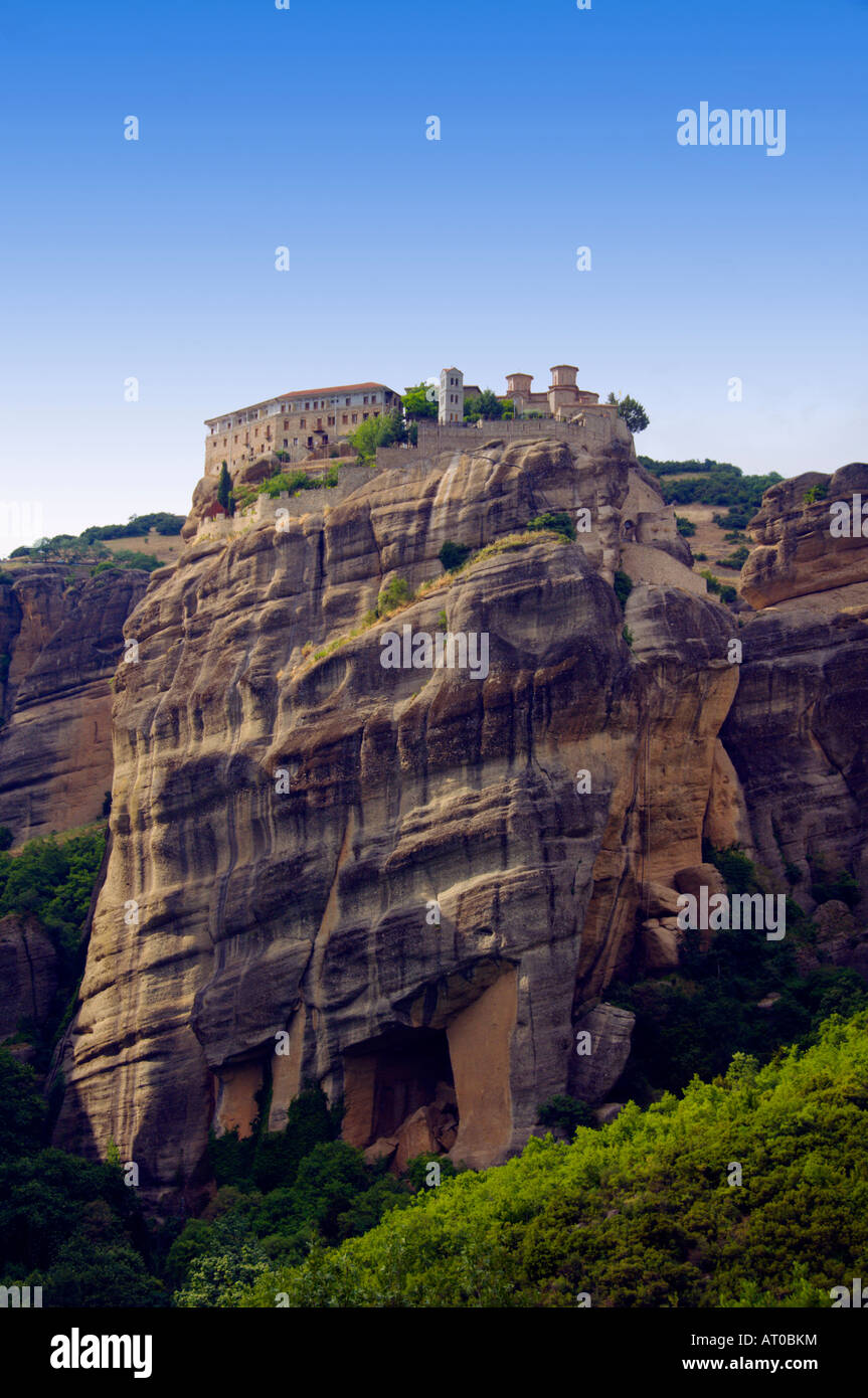 The monastery of Varlaam Moni Varlaam at Meteora and Kalambaka Greece ...