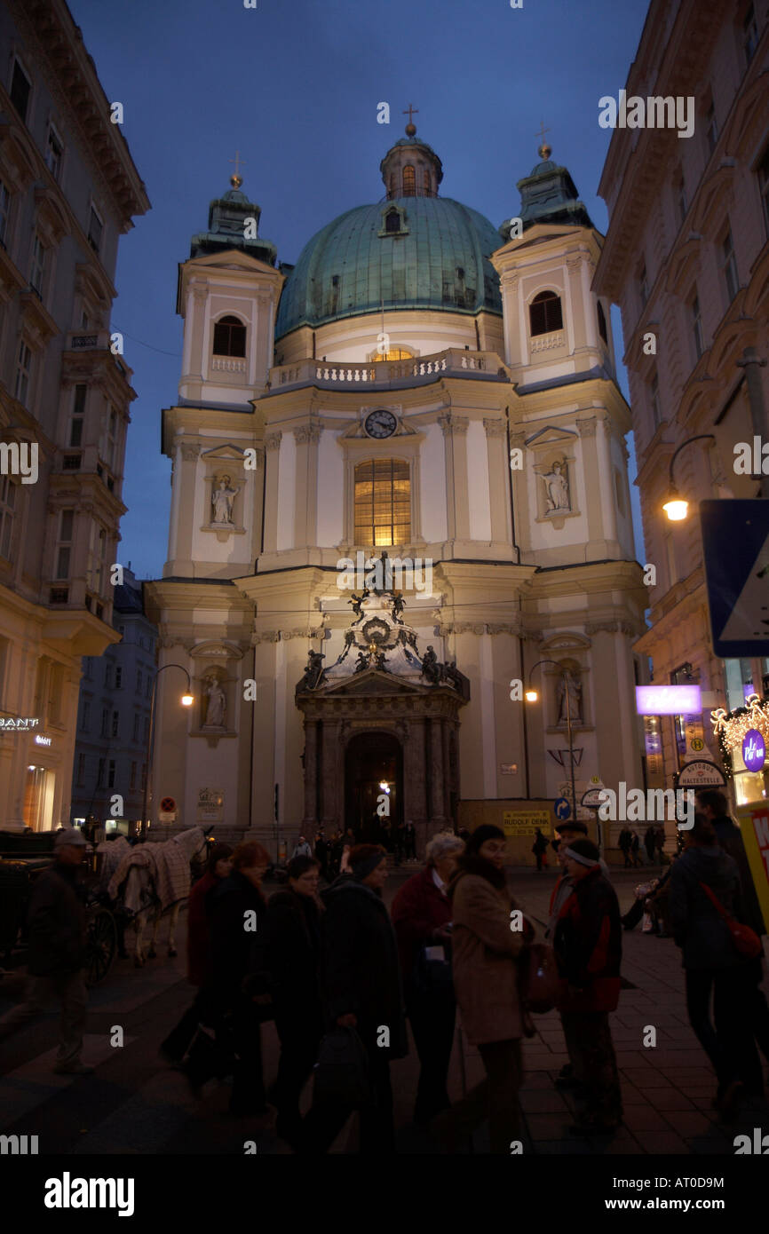 St. Peters church in Vienna Stock Photo - Alamy