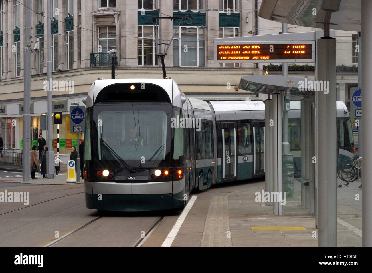 The launch of Nottingham s new trams system NET was judged a great ...