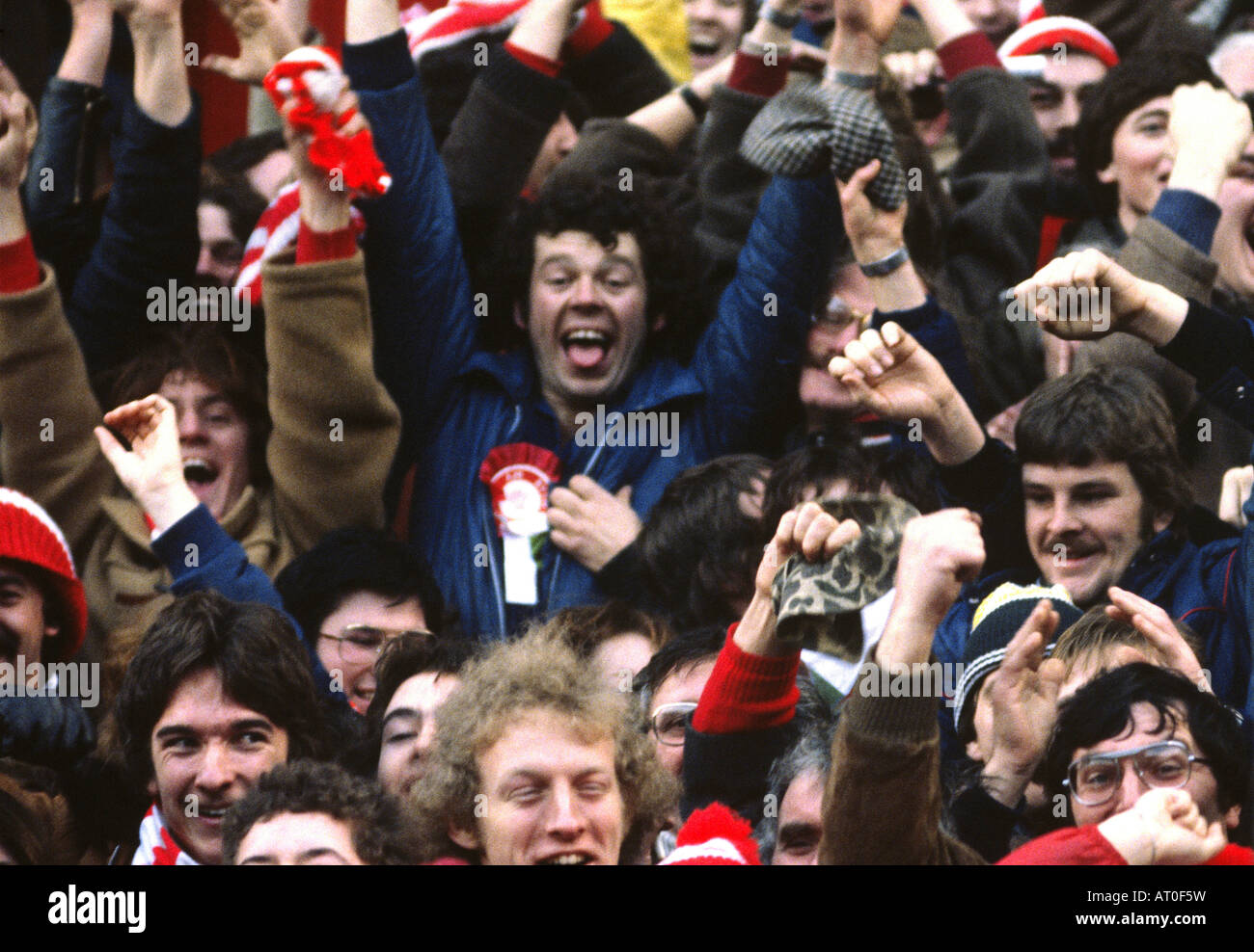 Cheering Fans at a Rugby Match Stock Photo - Alamy