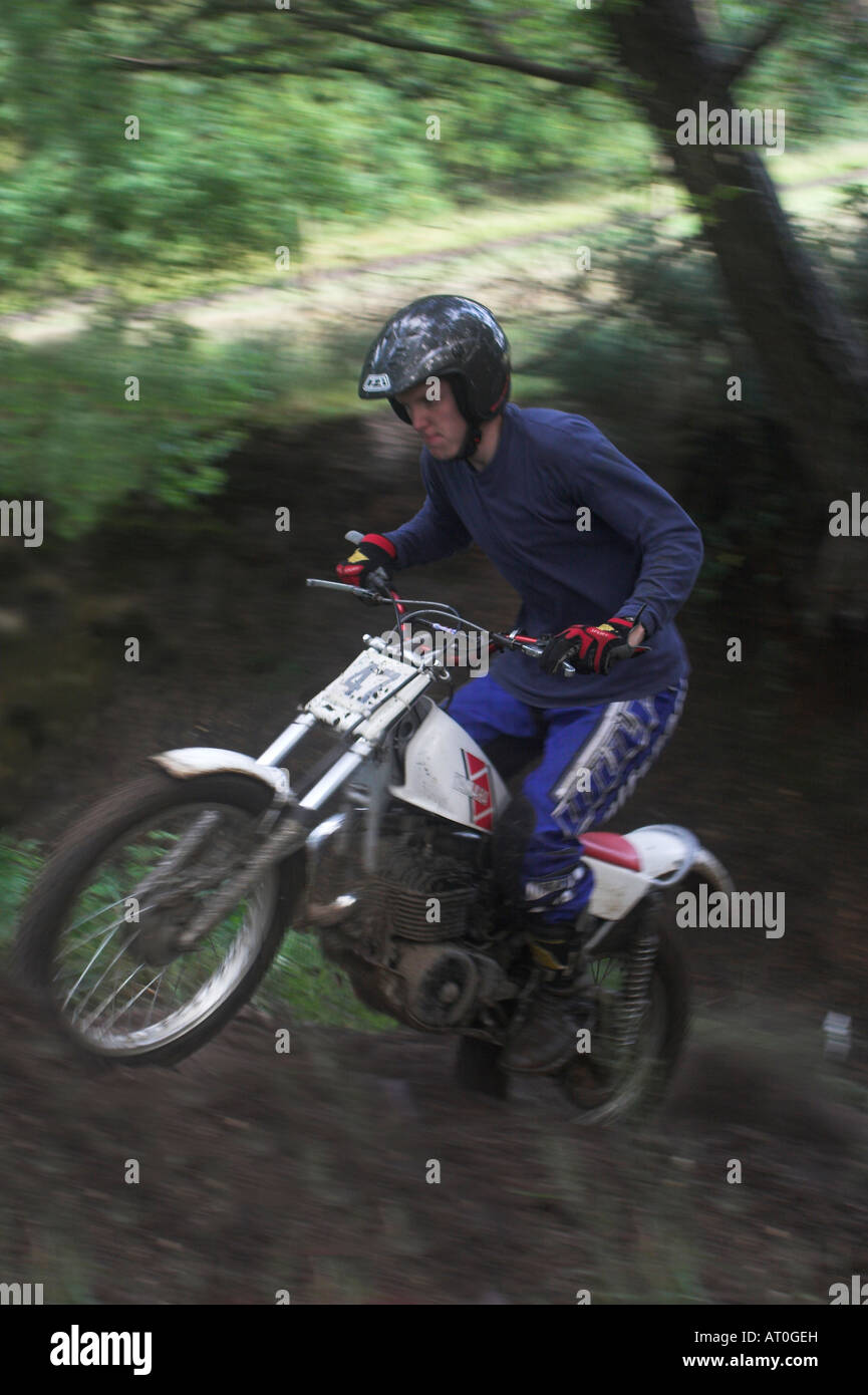 Motorcycle trials rider hi-res stock photography and images - Alamy
