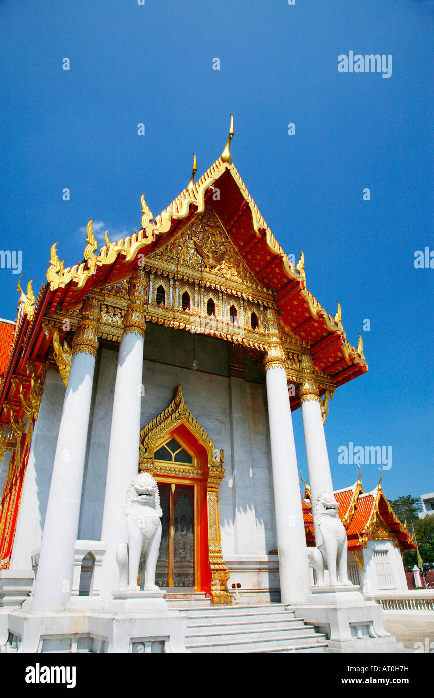 Wat Benchamabophit (The Marble Temple) Bangkok, Thailand Stock Photo ...